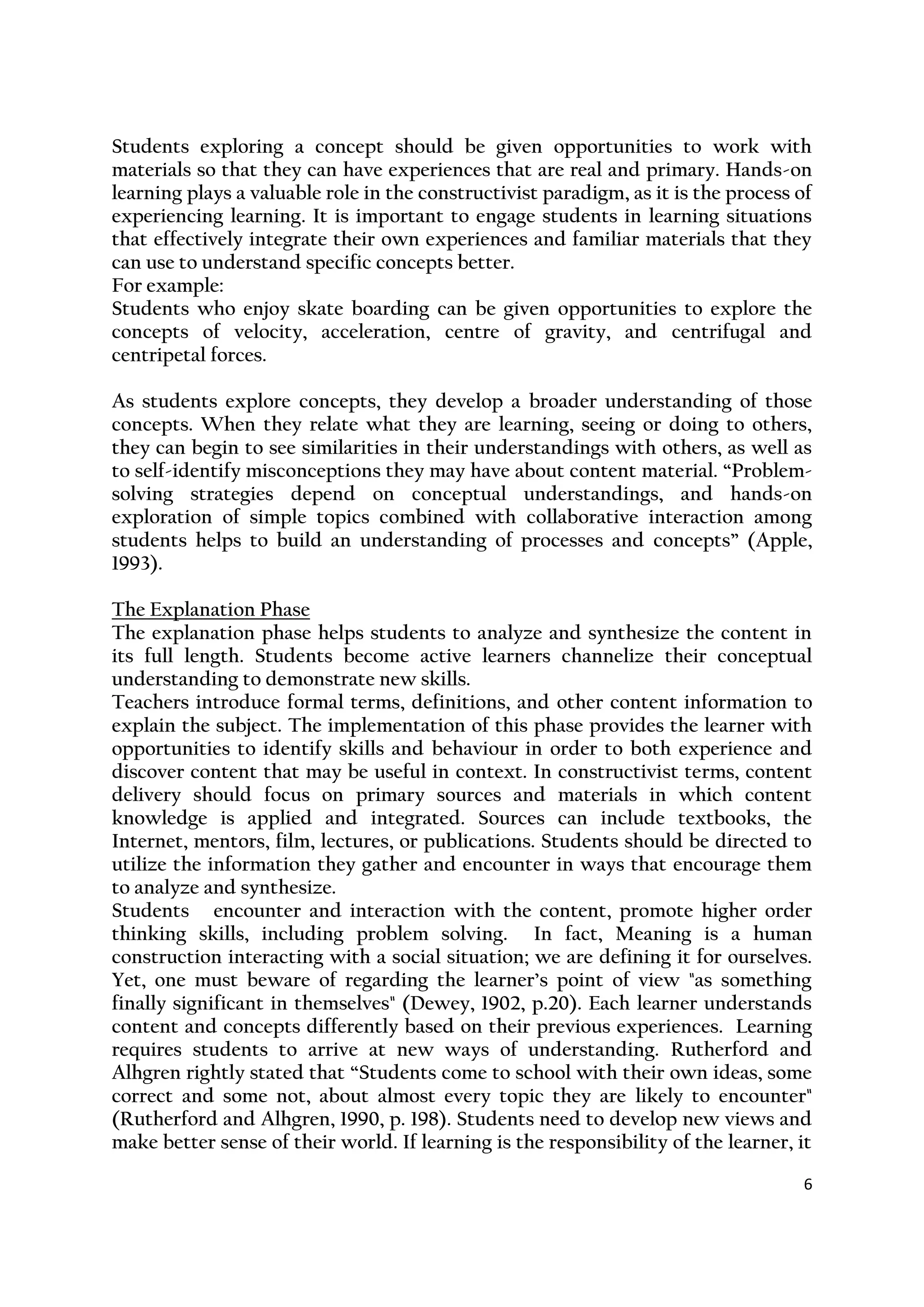 Constructivism a Methodical Learning Approach | PDF