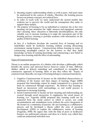 Constructivism a Methodical Learning Approach | PDF