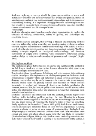 Constructivism a Methodical Learning Approach | PDF