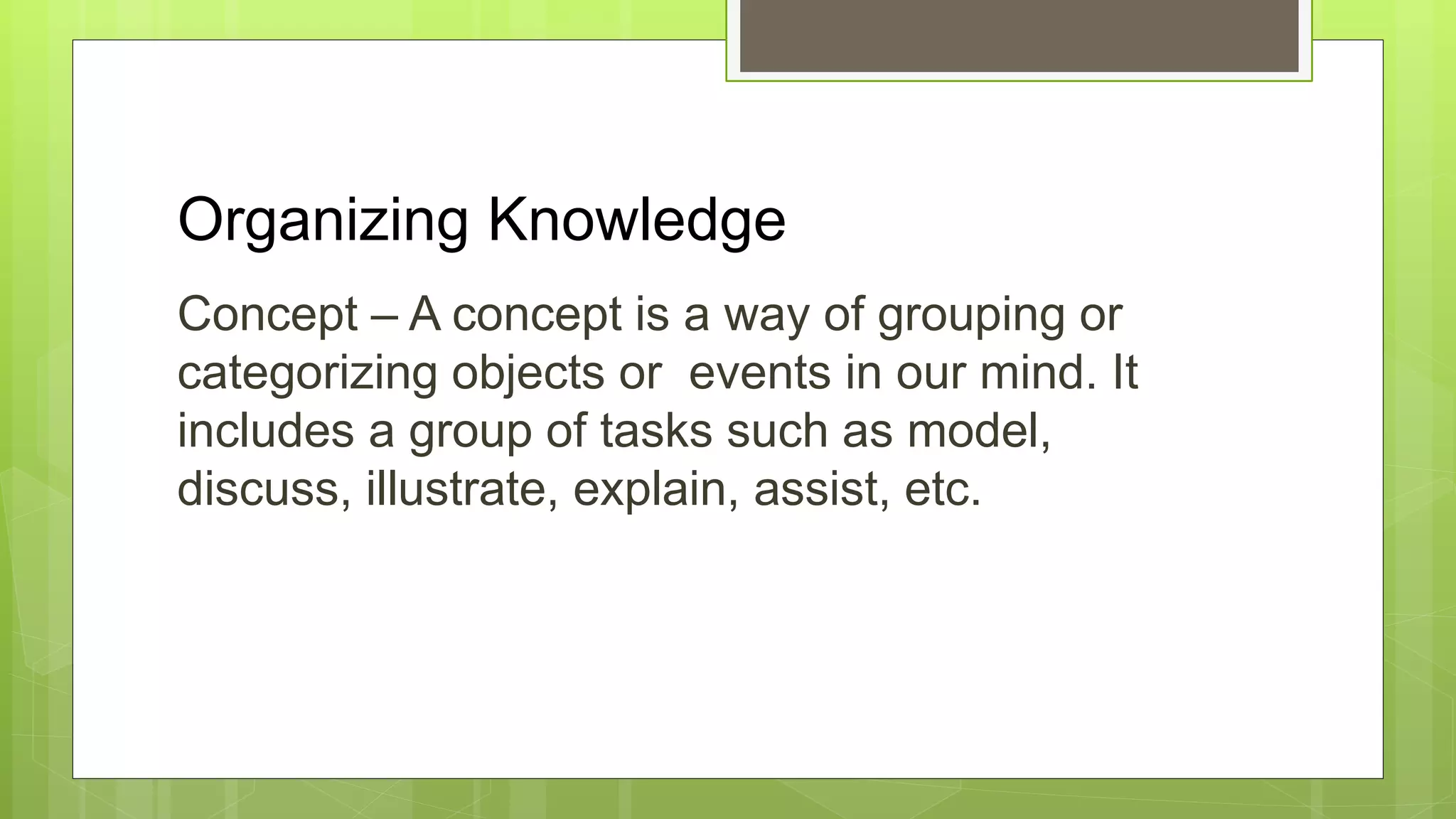 [Facilitating Learning] Constructivism: Knowledge Construction/Concept Learning | PPTX