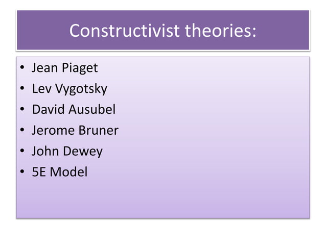 Constructivism in science education | PPTX | Educational Assessment ...