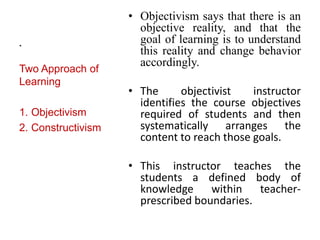 Constructivism learning/Learning Styles | PPT