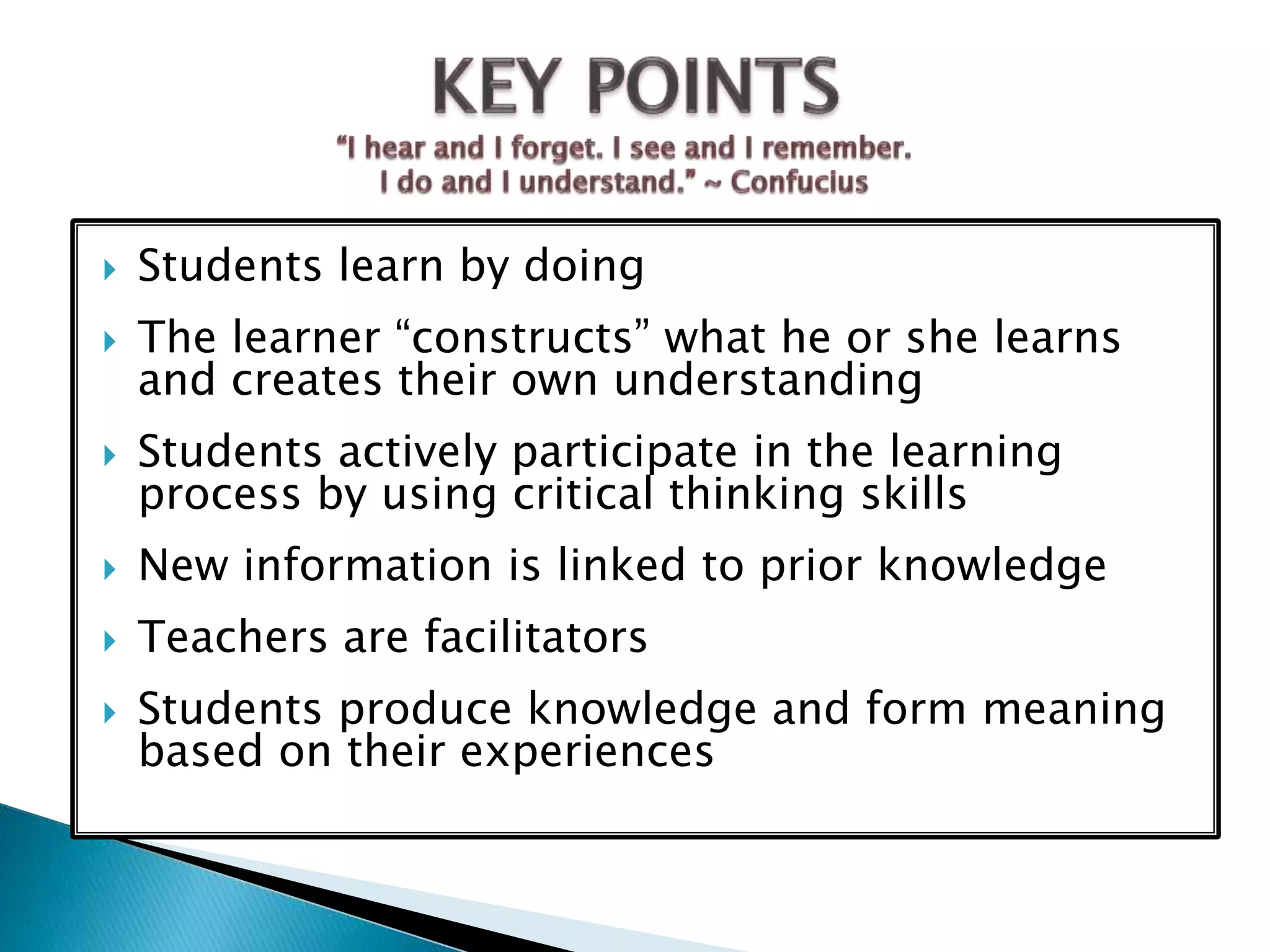 Constructivism learning theory | PPTX