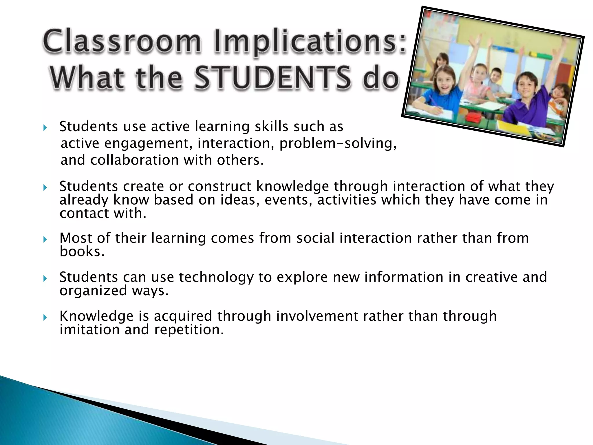 Constructivism learning theory | PPTX