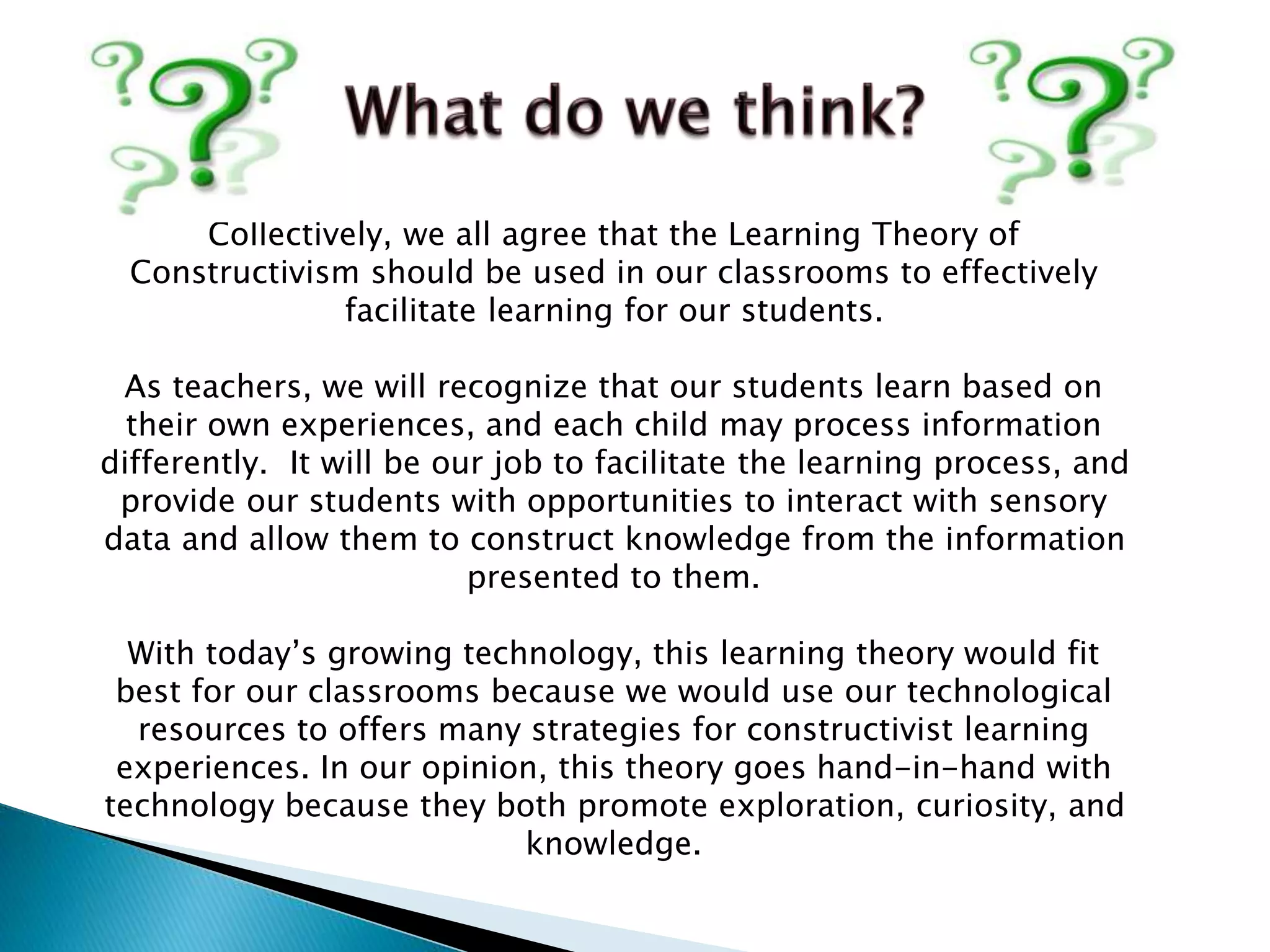 Constructivism learning theory | PPT