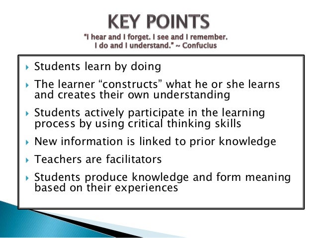 Constructivism learning theory