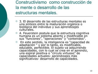 Constructivismo Cognitivo Y Algunas Aplicaciones Educativas | PPT