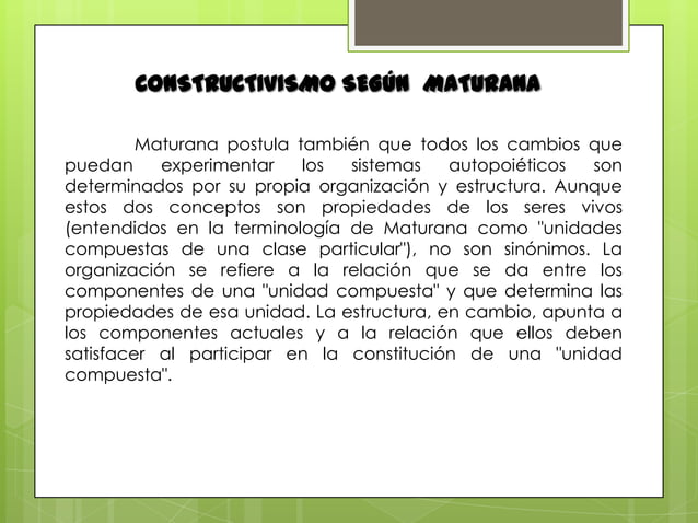 Constructivismo piaget, maturana y ausubel | PPTX | Educational Assessment | Education