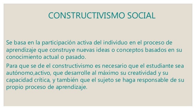 Constructivismo Que Es