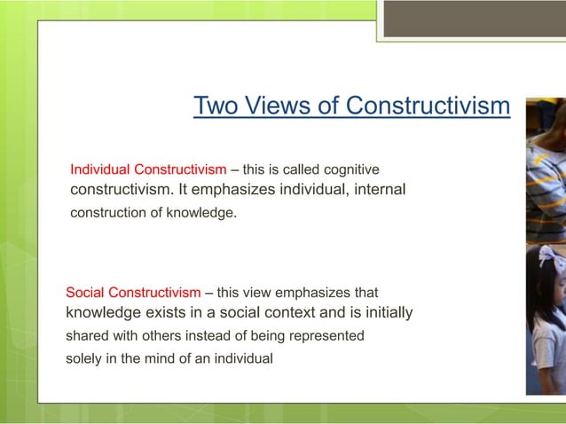 Constructivism pdf | PPT