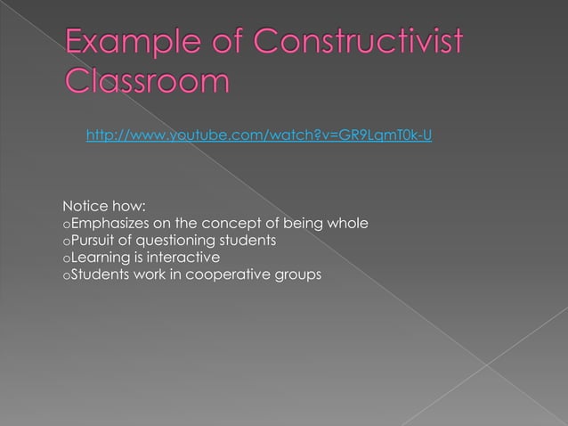 Constructivism power point | PPTX