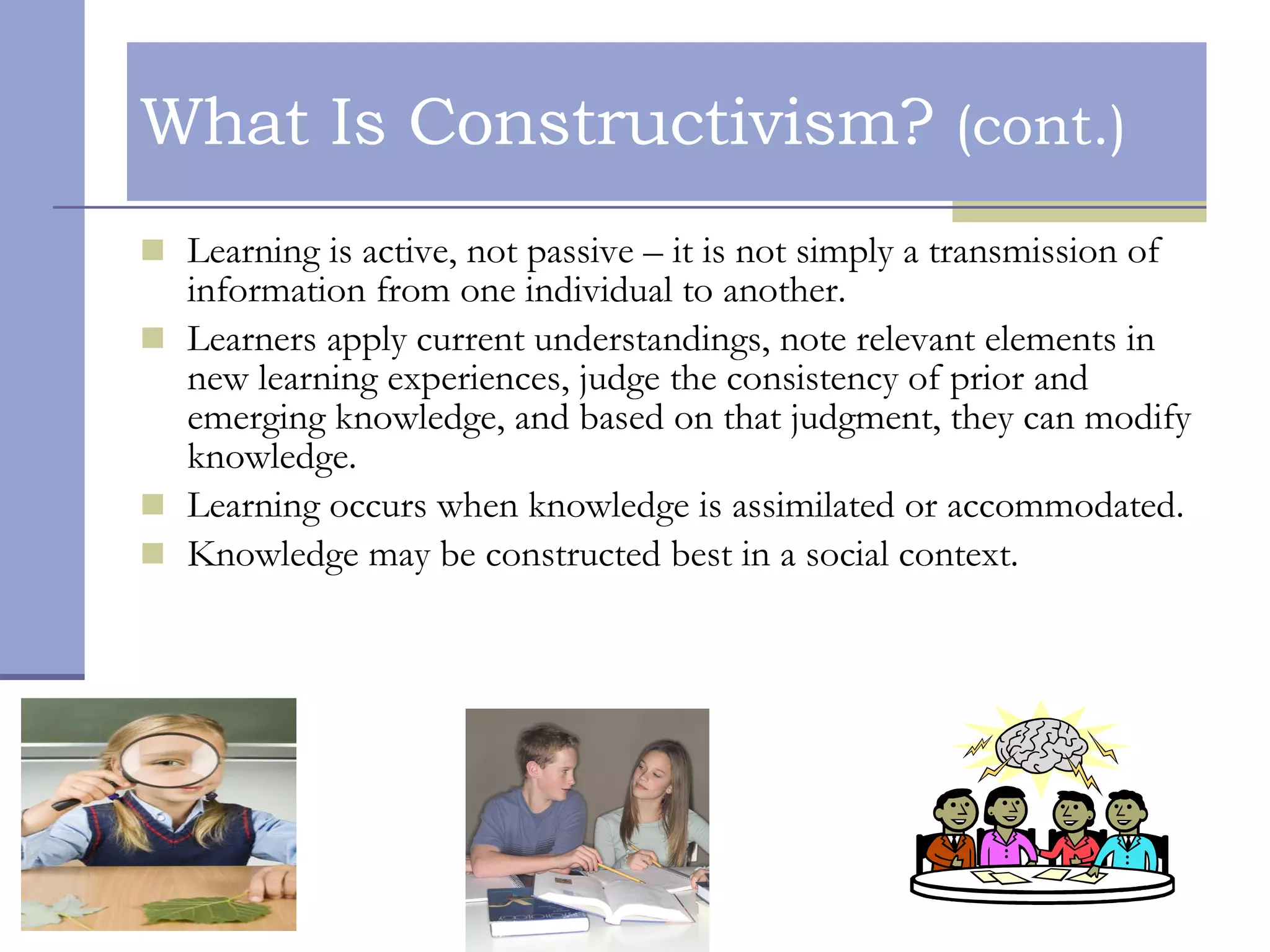 Phenomenal Philosophers-Constructivism Power Point | PPT