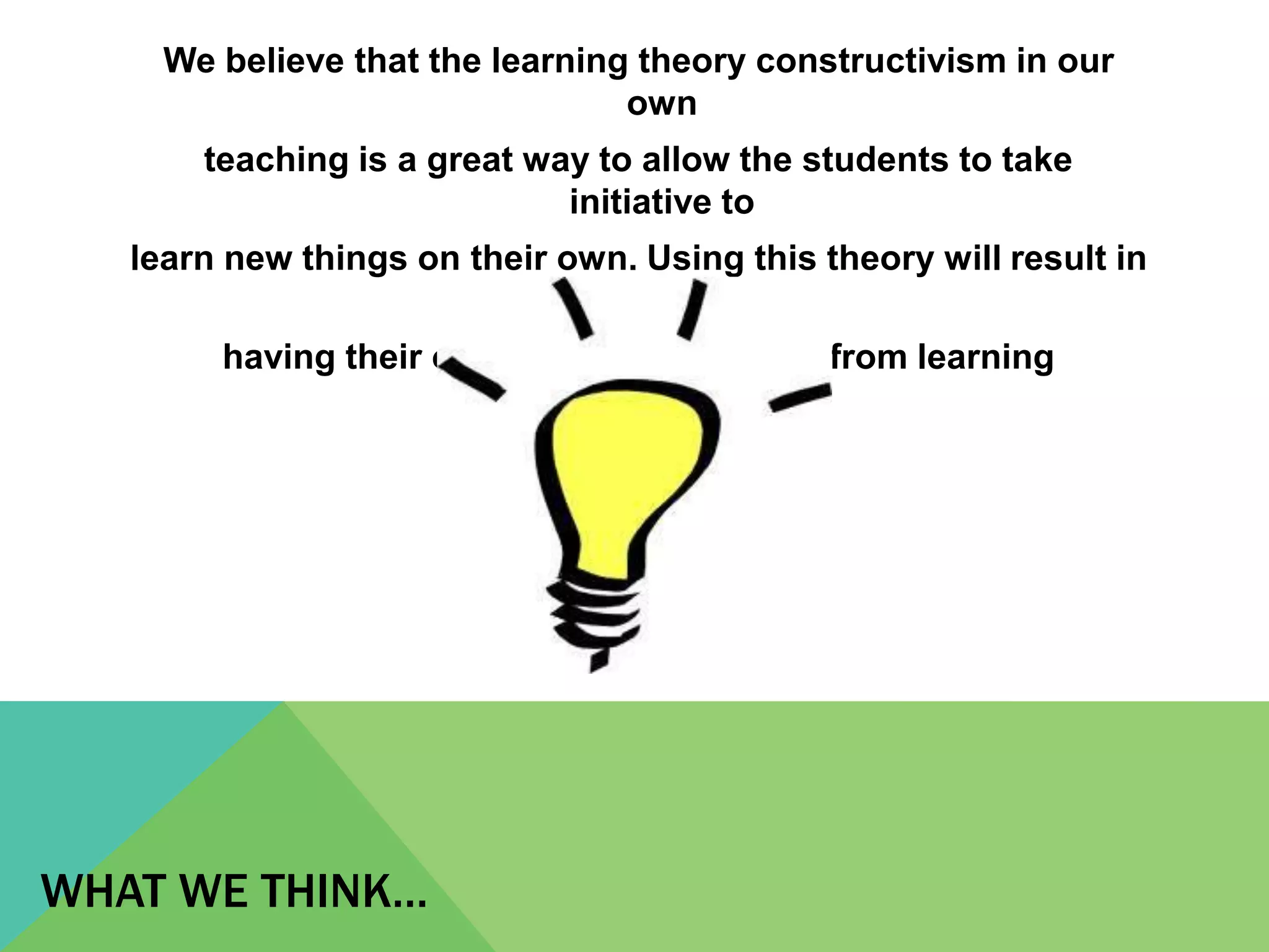 Constructivism PowerPoint | PPTX