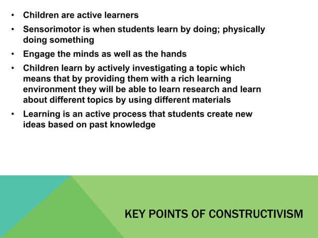 Constructivism PowerPoint | PPTX | Primary Education | Education