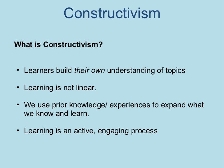 Constructivism ppt