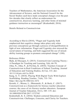 ConstructivismTamika PowellEP5009519FA1OLSeptember 21, 201.docx