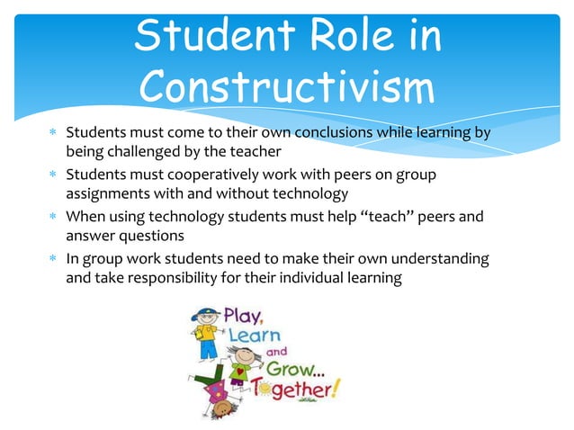 Constructivism theory | PPTX | Homework and Study | Education