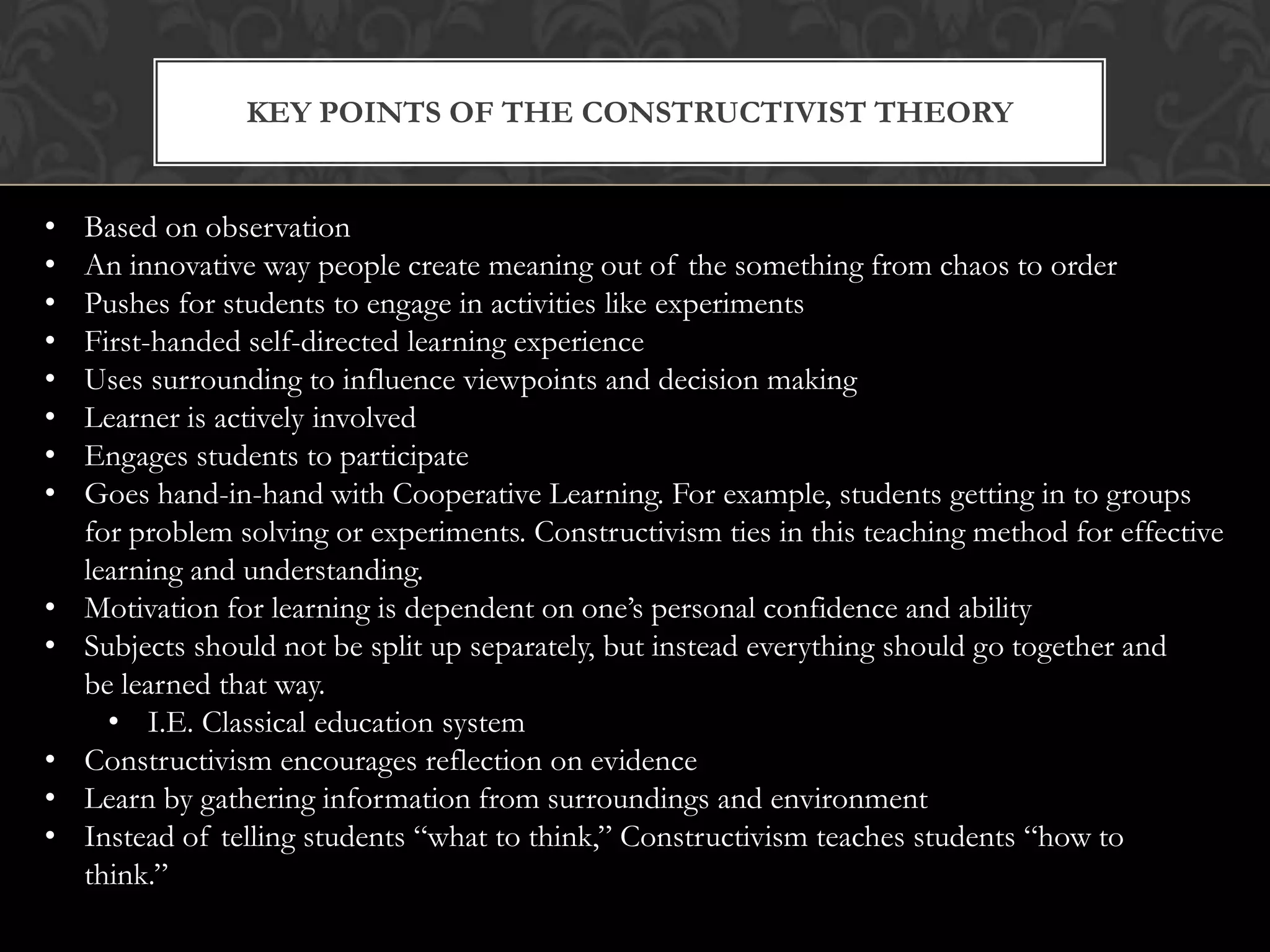 Constructivism Theory | PPT