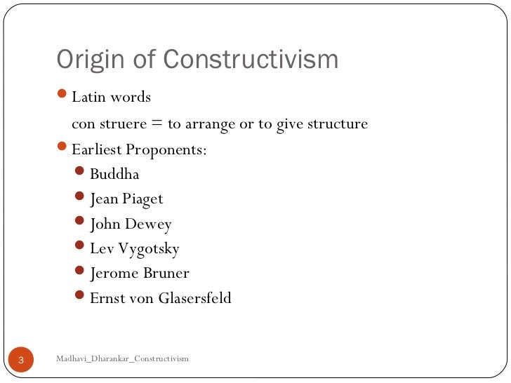 Constructivism theory