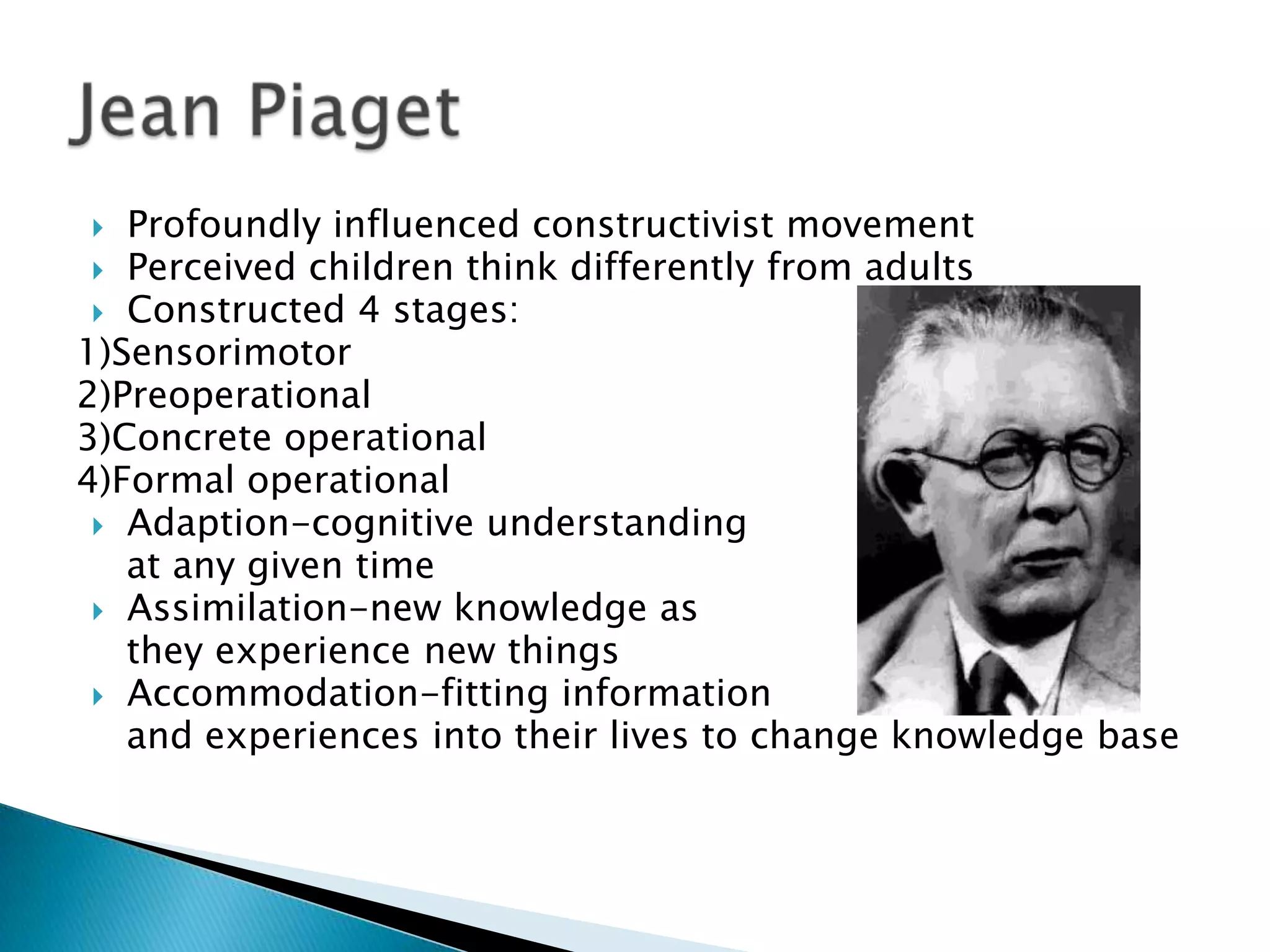 Constructivism theory | PPTX | Daycare and Pre-School | Parenting