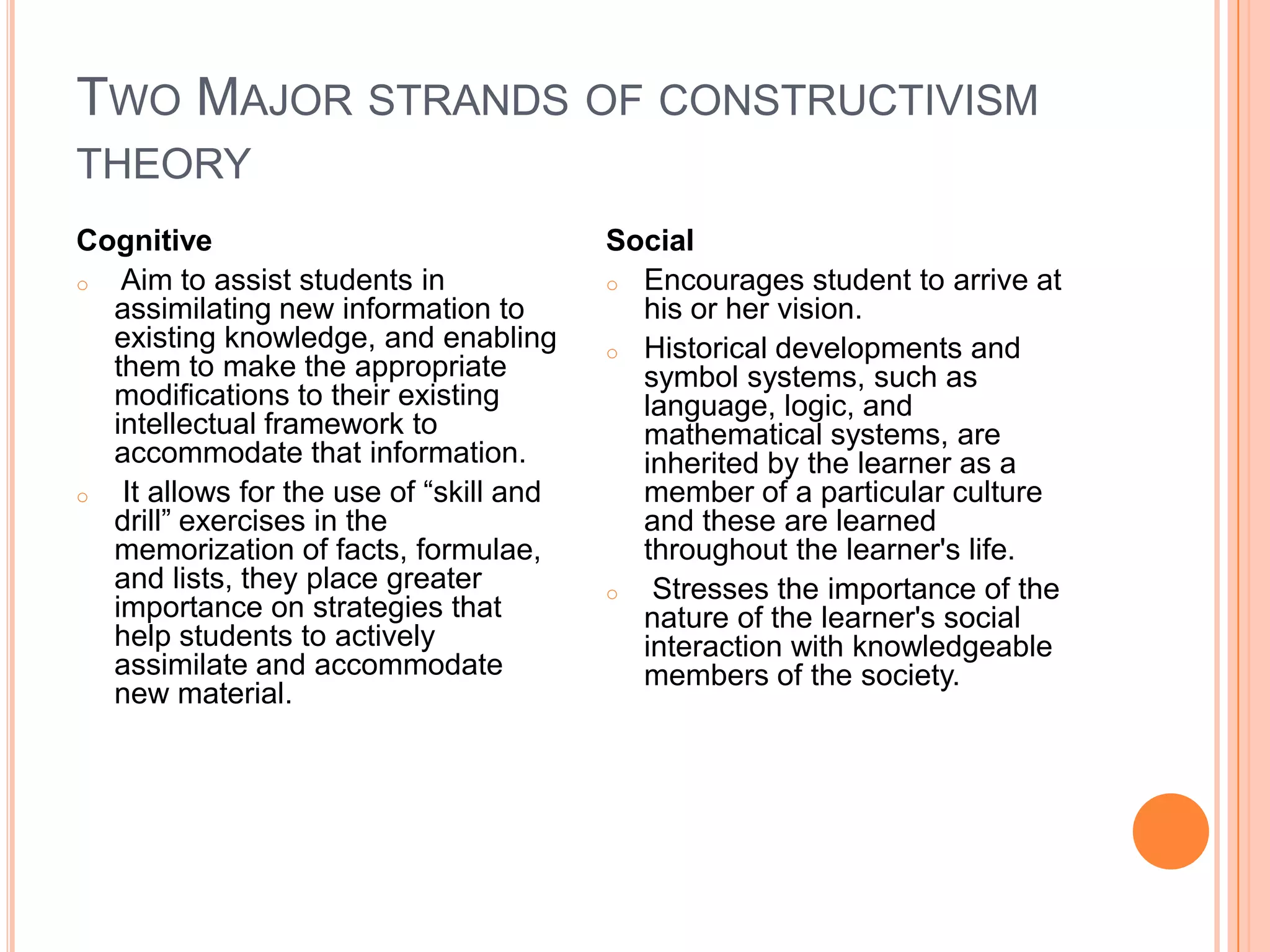Constructivism theory | PPT