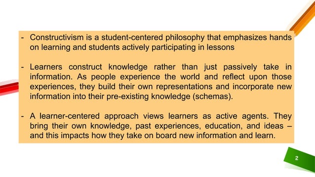 Constructivist-View-Learner-Centered-Pedagogy.pptx | Professional School | Postgraduate Education