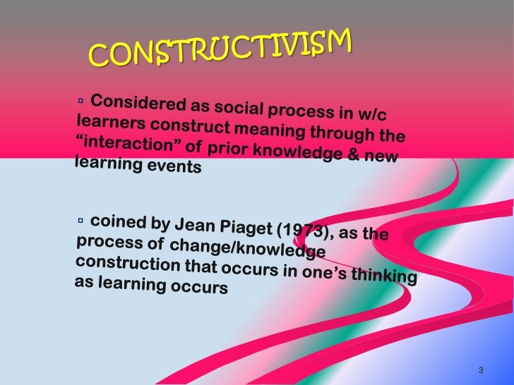 Constructivist approach