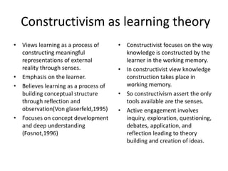 constructivist approach.pptx | Primary Education | Education