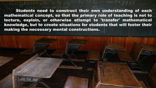 Constructivist approach of learning mathematics thiyagu | PDF