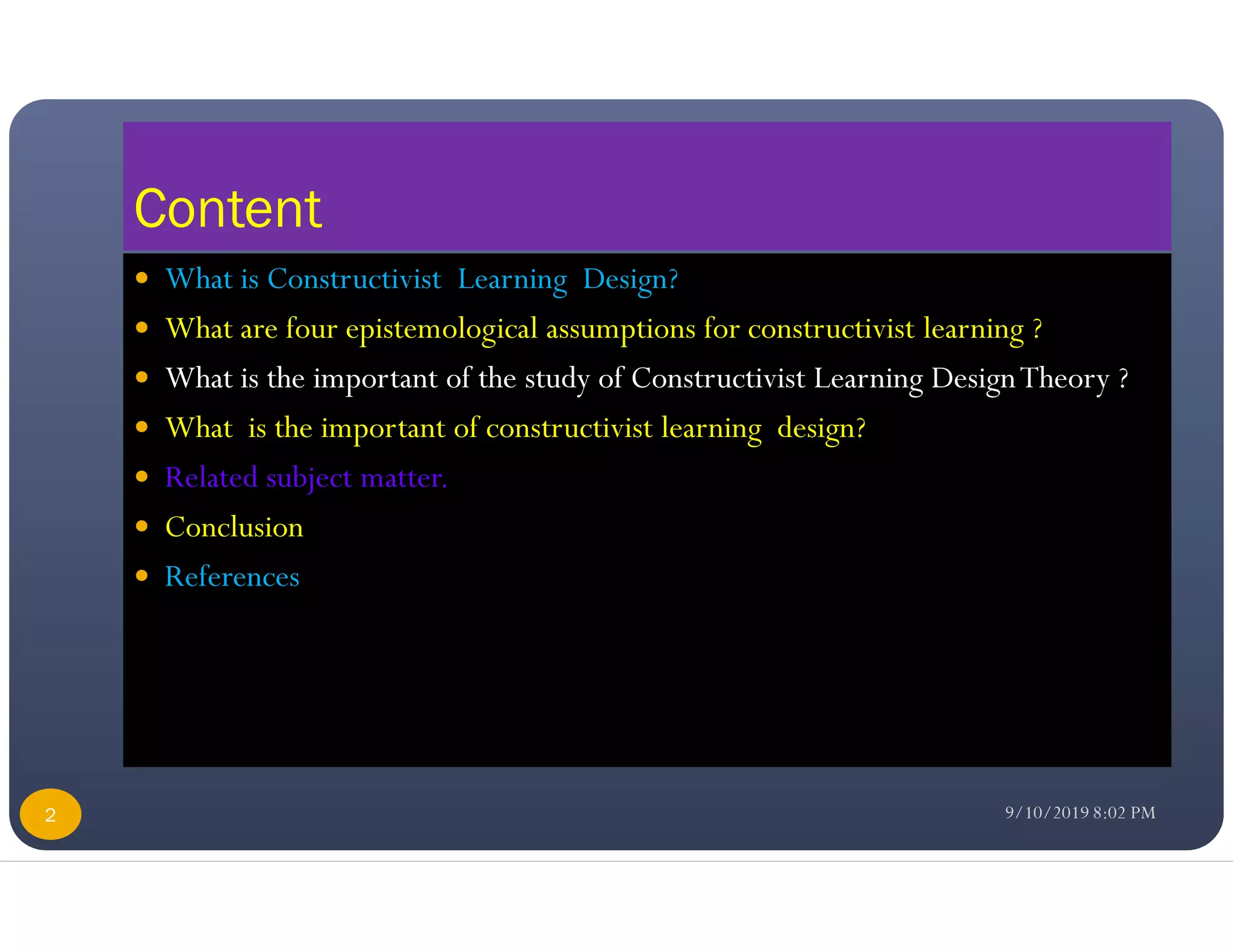 Constructivist Learning Design | PDF