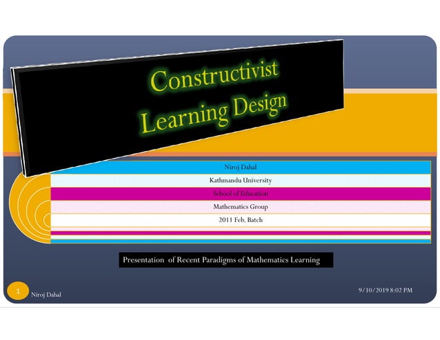 Constructivist Learning Design | PDF