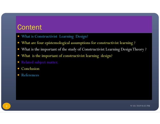 Constructivist Learning Design | PDF