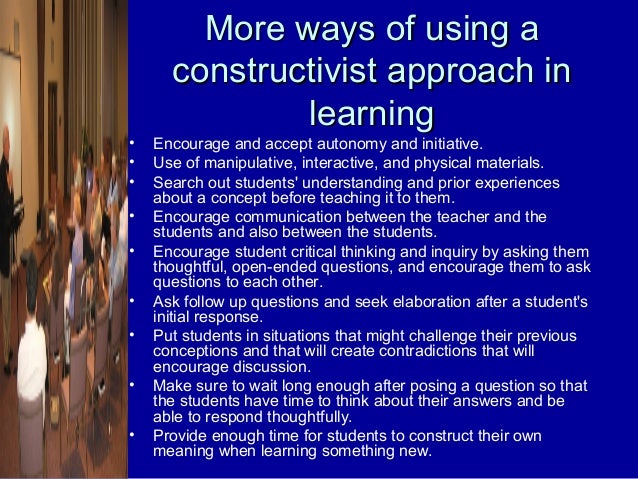 Constructivist learning theory