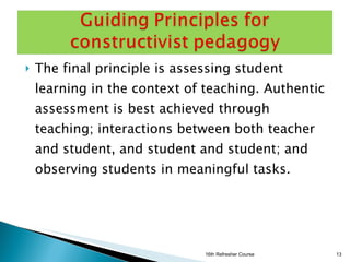 Constructivist pedagogy | PPT