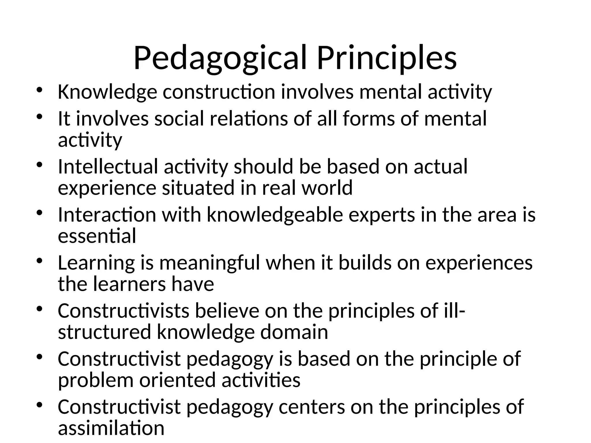 CONSTRUCTIVIST PEDAGOGY for Teachers.ppt