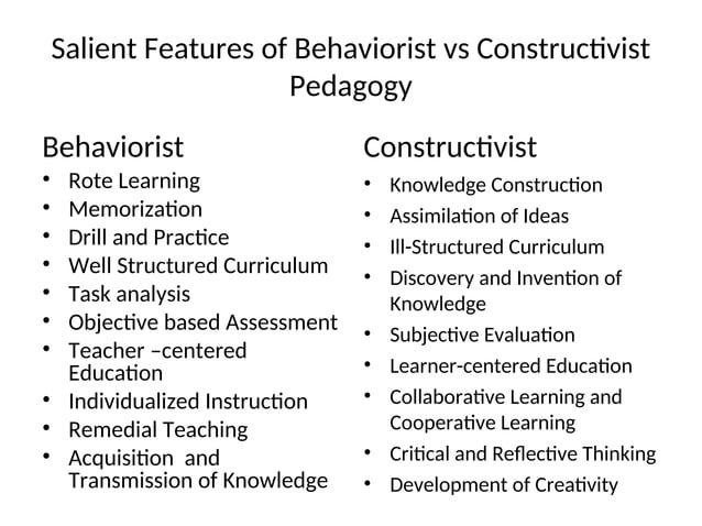 CONSTRUCTIVIST PEDAGOGY for Teachers.ppt
