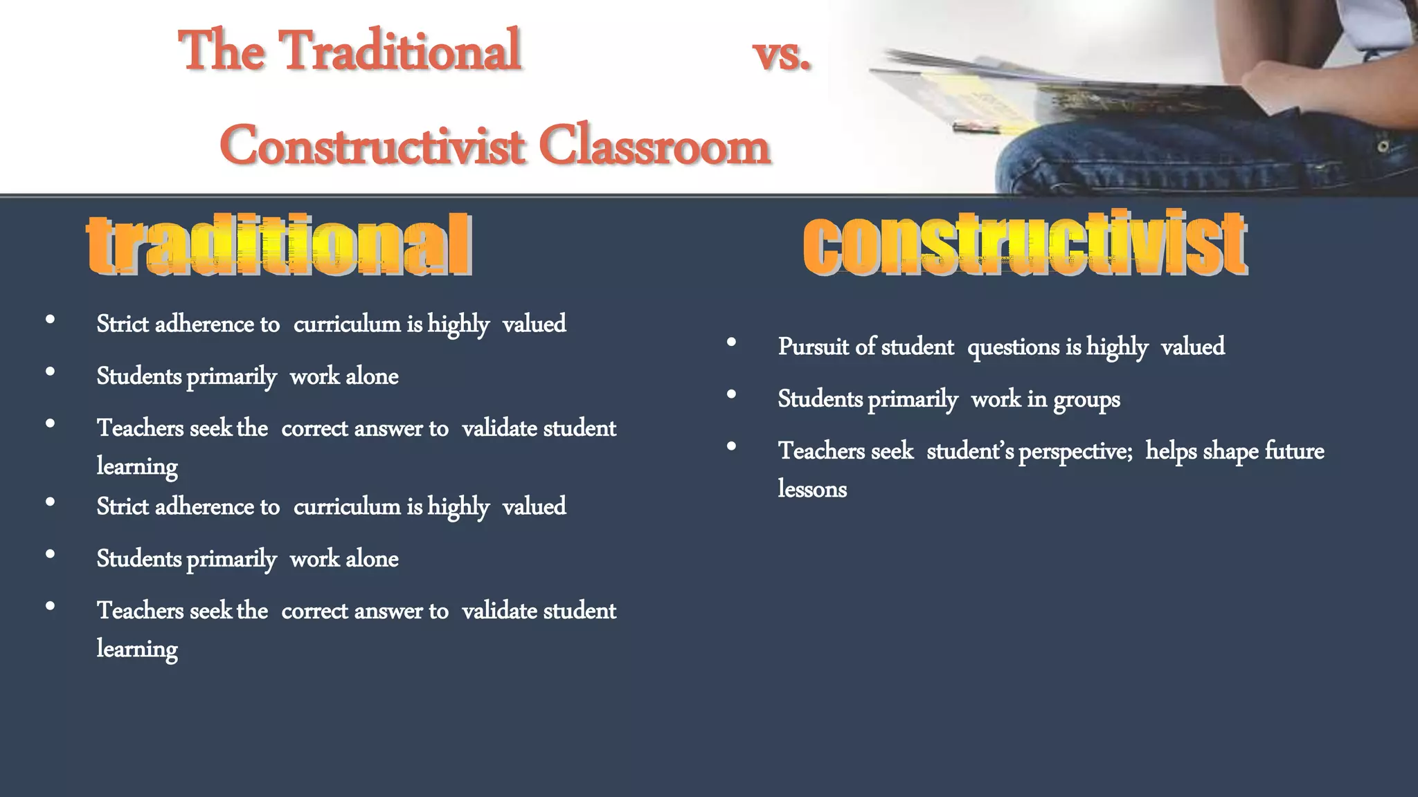 Constructivist pedagogy report | PPTX