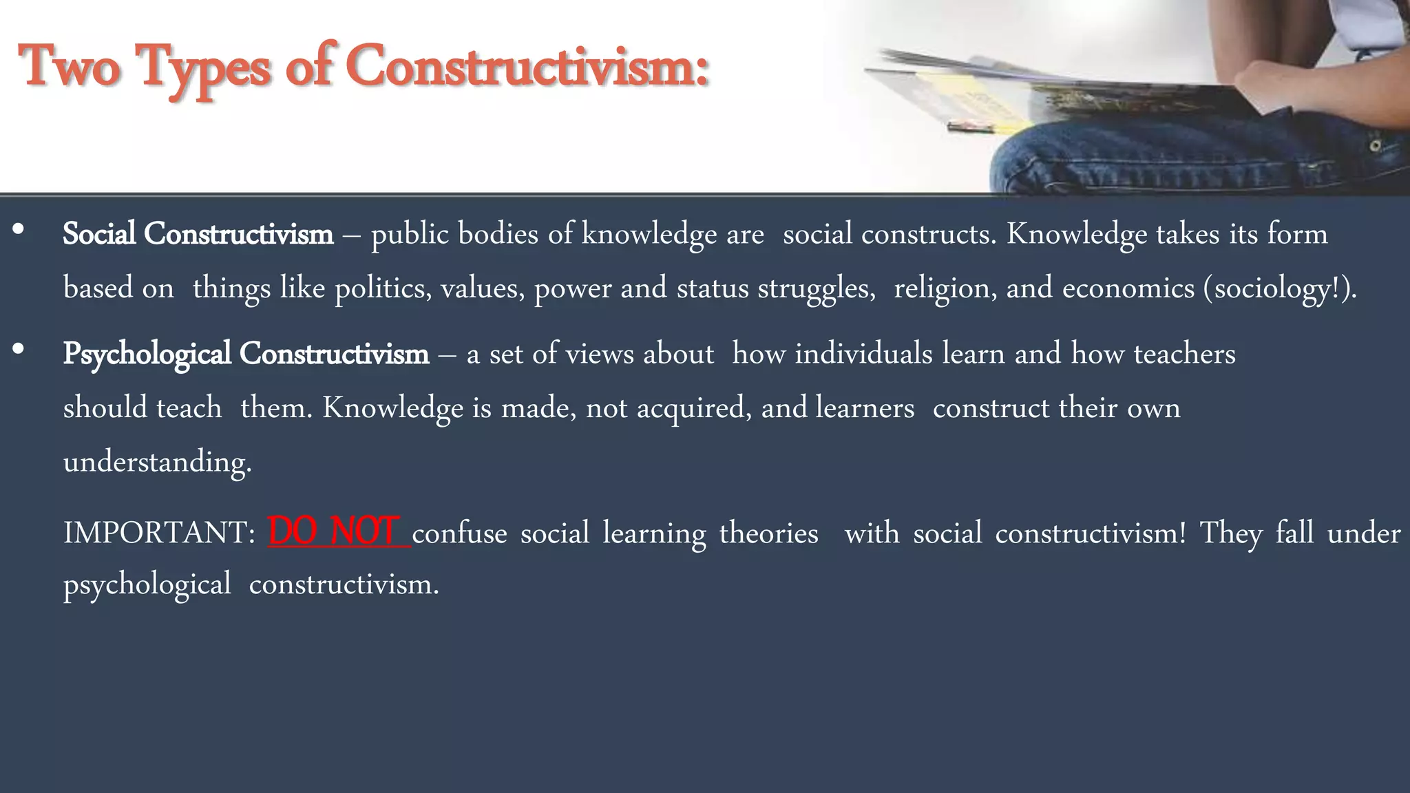 Constructivist pedagogy report | PPTX