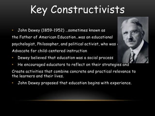 Constructivism: chelsea | PPTX | Education