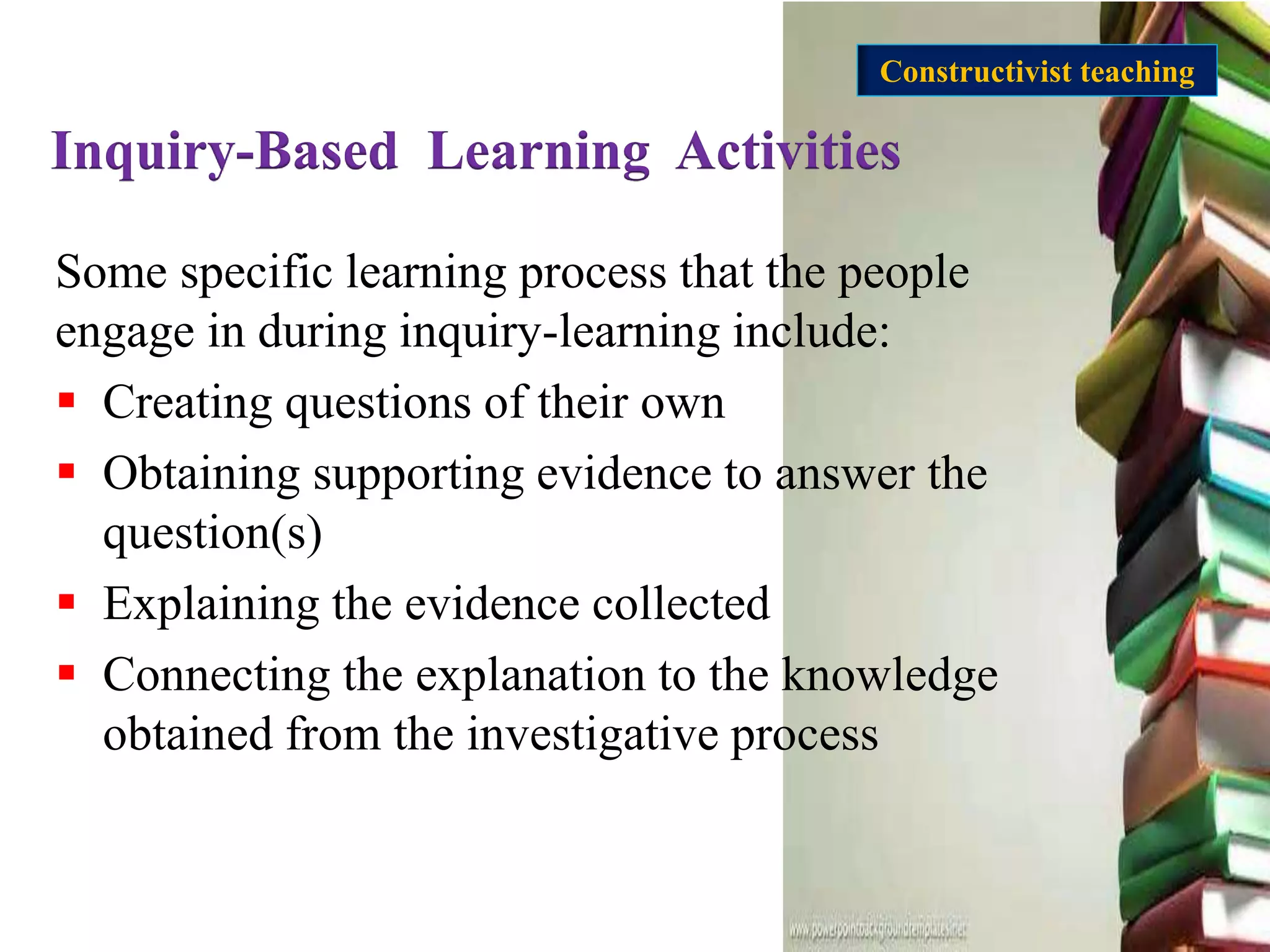 Constructivist teaching | PPTX