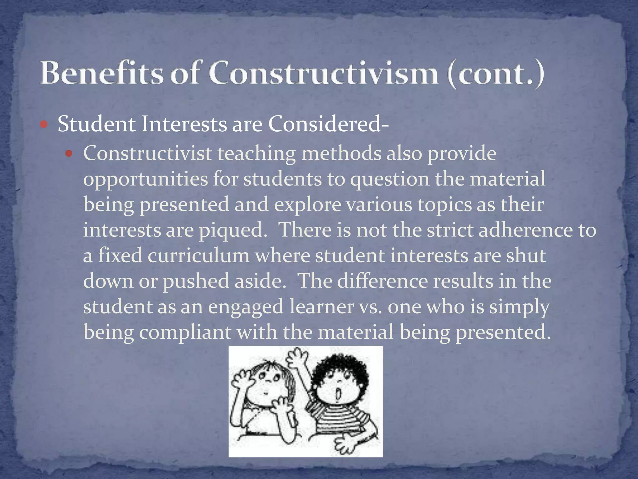 Constructivist Teaching Methods | PPTX