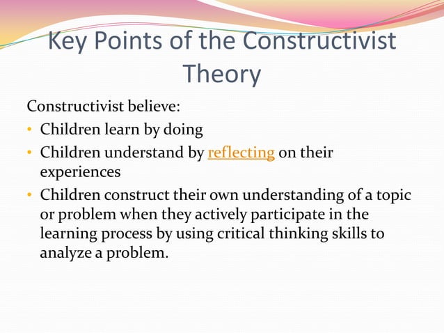 Constructivist theory | PPTX
