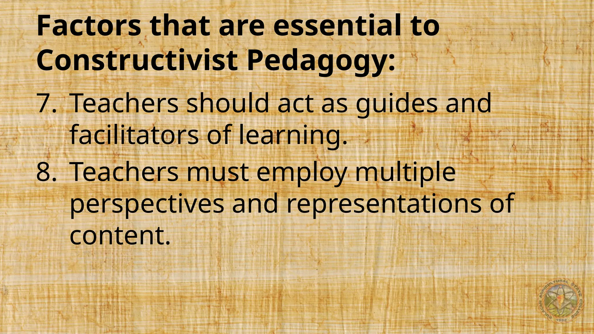 Constructivist Theory in Teaching Social Studies | PPTX