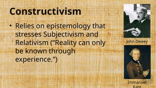 Constructivist Theory in Teaching Social Studies | PPTX