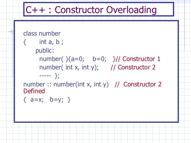 Constructor
