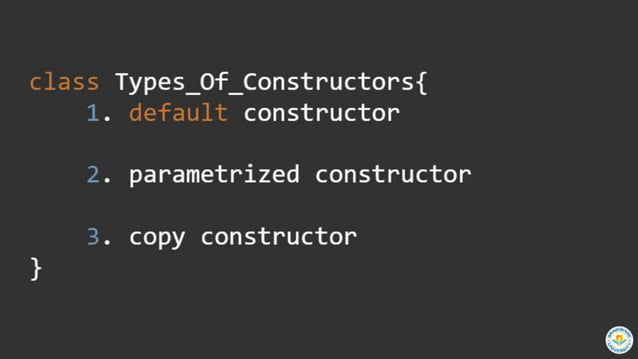 Constructor In Java | Object Oriented Programming | PPTX | Programming Languages | Computing
