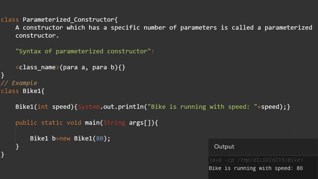 Constructor In Java | Object Oriented Programming | PPTX | Programming Languages | Computing