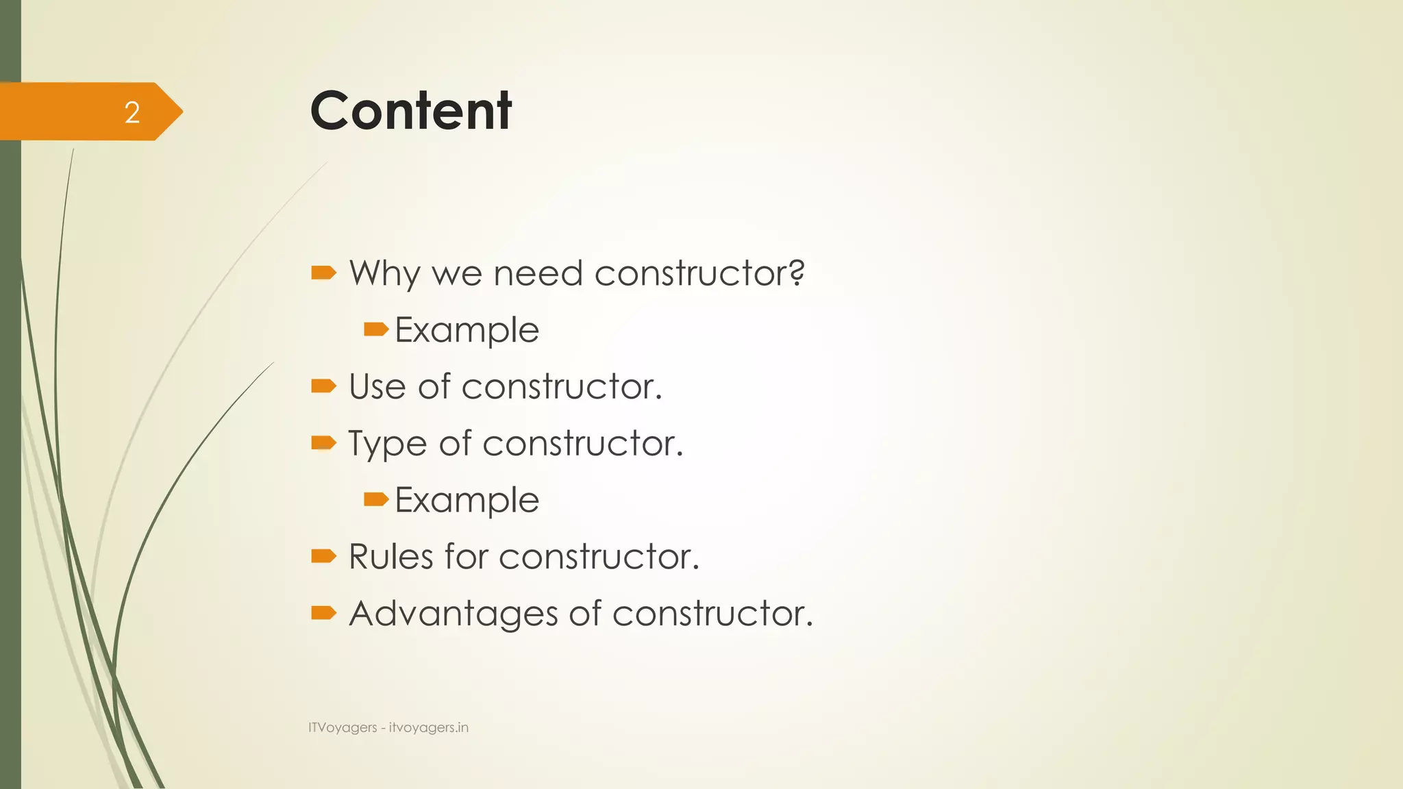 Constructor In Java Itvoyagers Pdf Programming Languages Computing