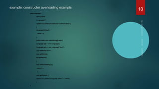 Constructor oopj | PPT