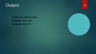 Constructor oopj | PPT